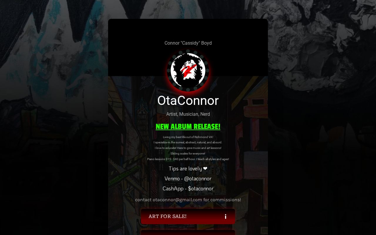 Connor Boyd Art & Music